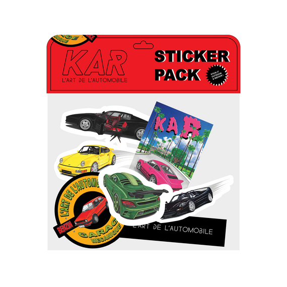 STICKER ANNIVERSARY PACK - KAR / L'ART DE L'AUTOMOBILE